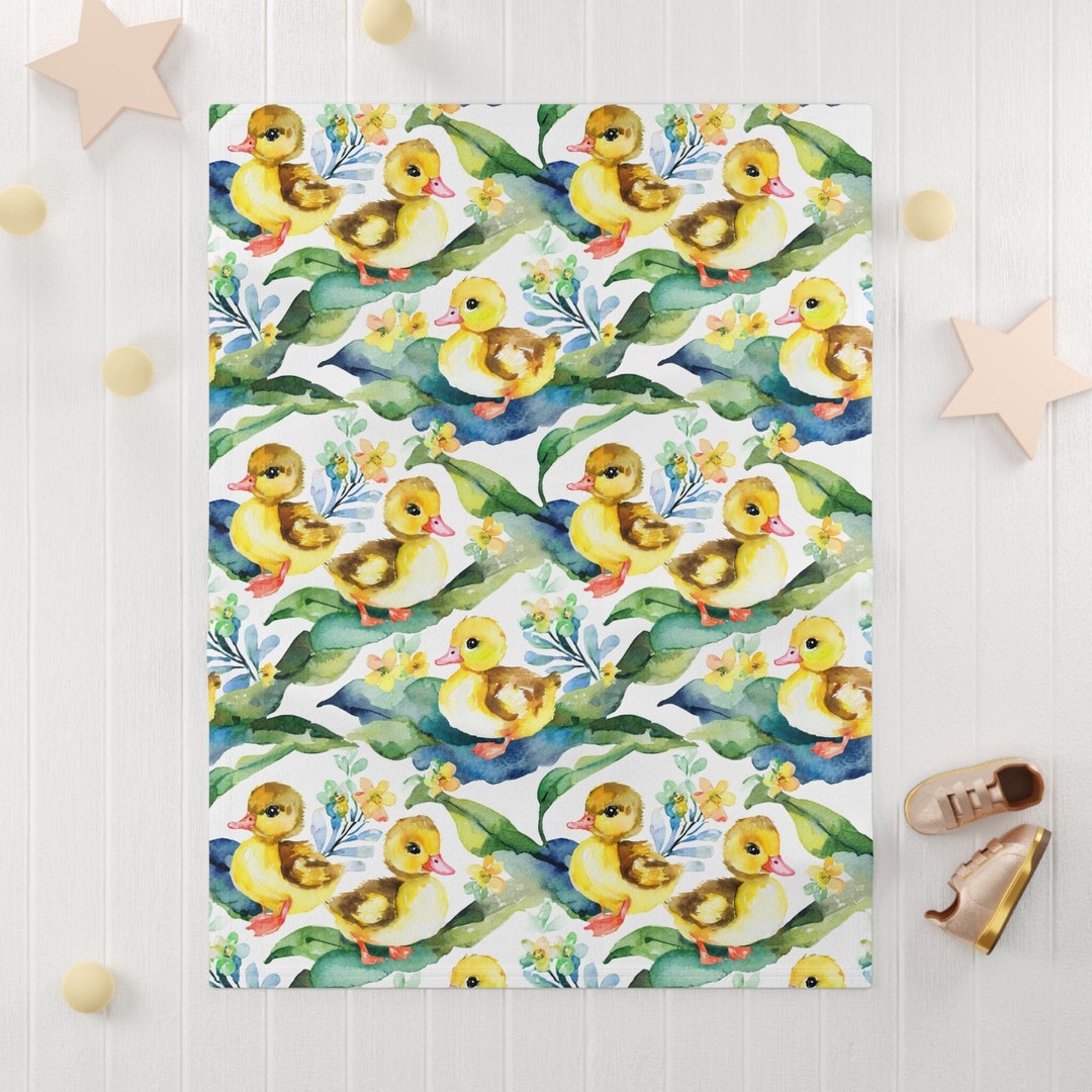 Ducklings Baby Blanket Baby Ducks Baby Blanket Duck Decor Gift for ...