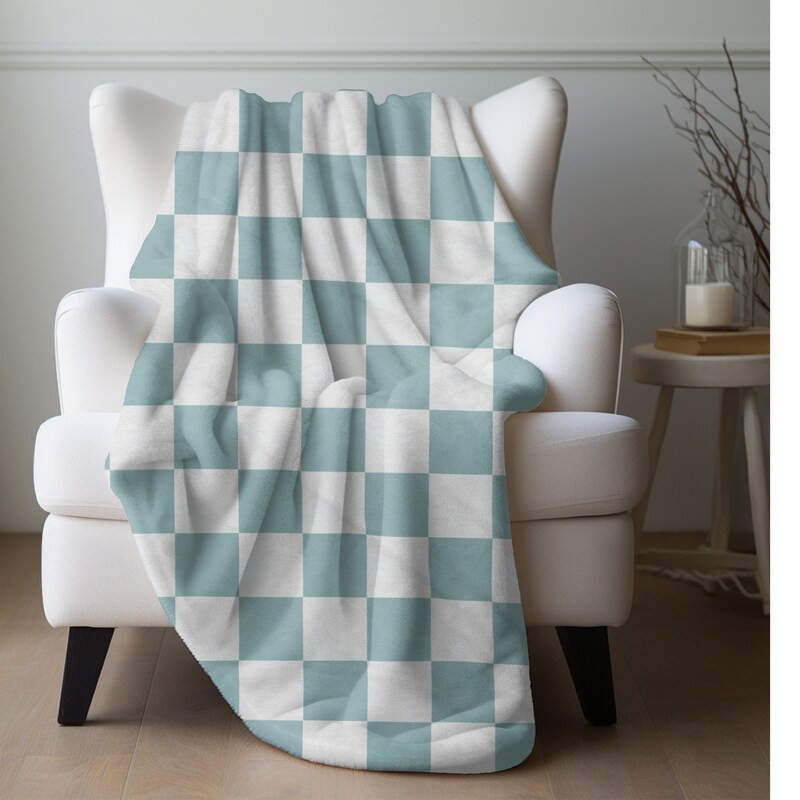 Checkered Blanket - Etsy