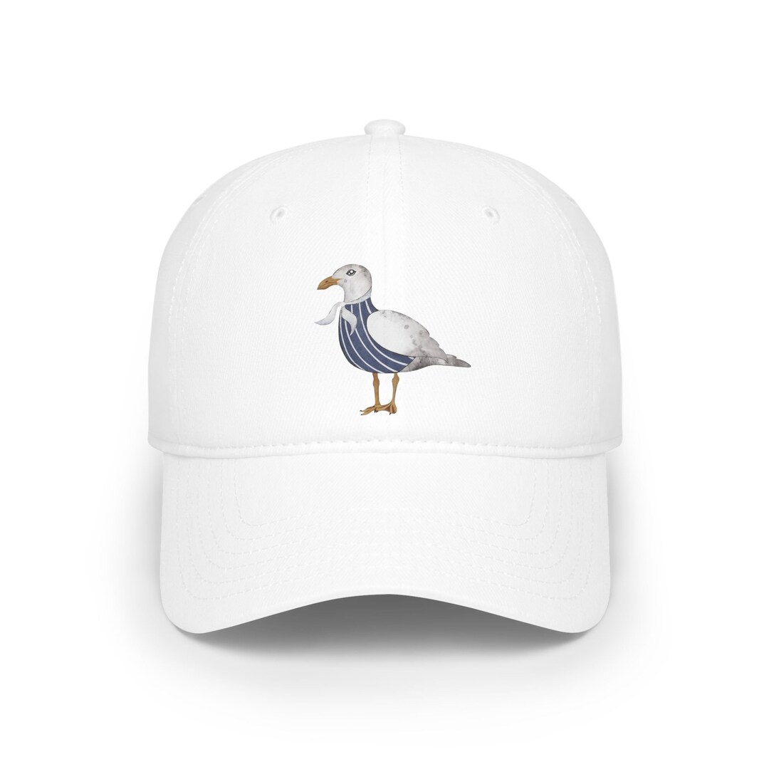 Seagull Baseball Cap Smart Seagull Hat Bird Lover Cap Seagull Apparel ...