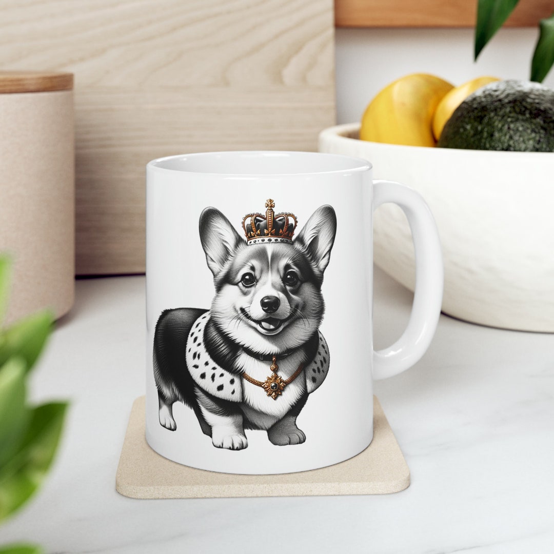 Corgi Mug Crown Mug Corgi Dog Mug Corgi Kitchen Funny Dog Mug for Corgi ...