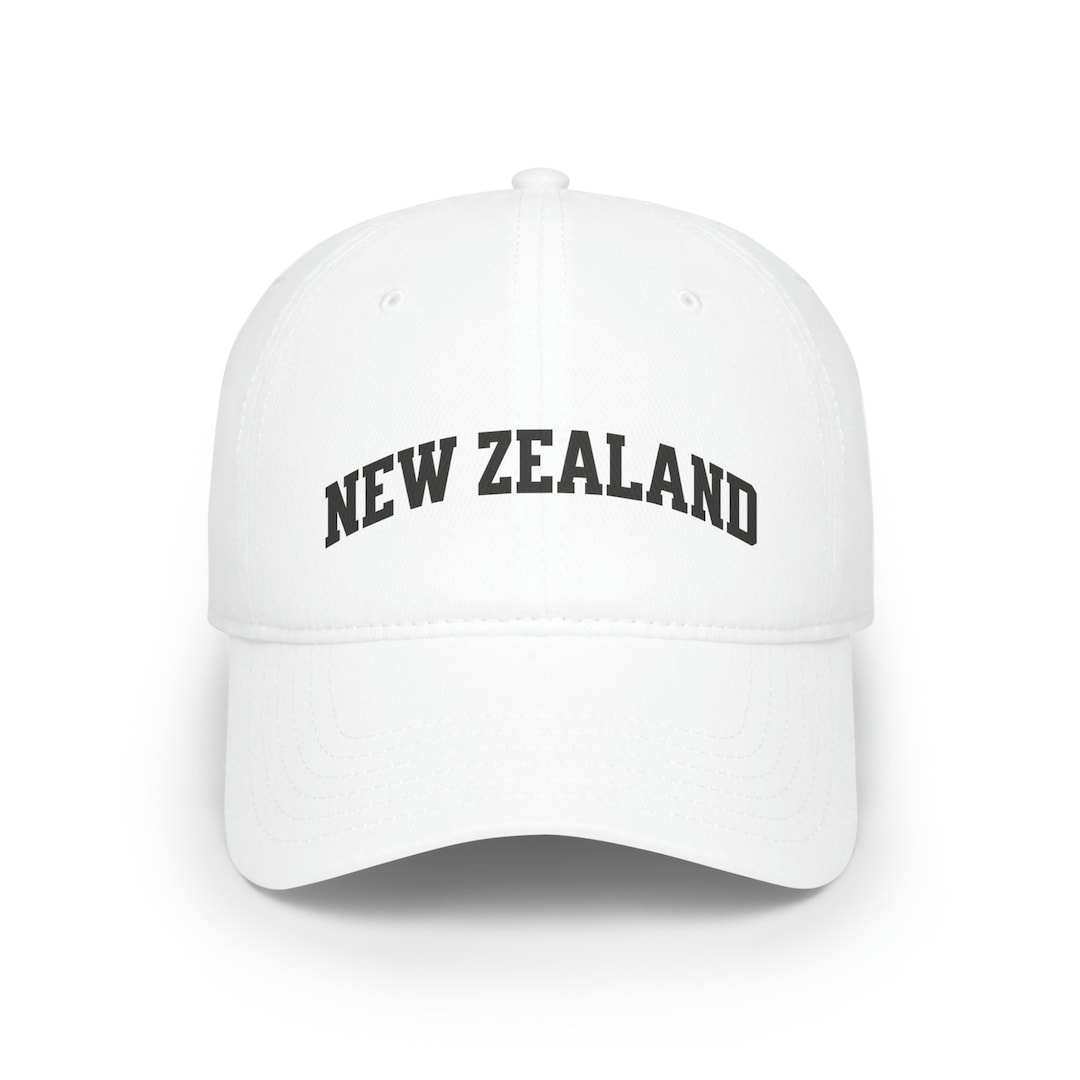 New Zealand White Baseball Cap New Zealand Hat New Zealand Travel Gift ...