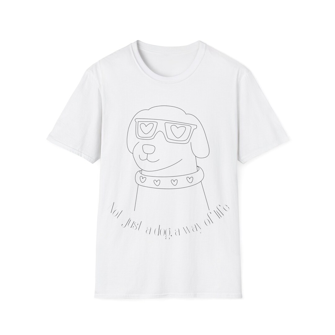 Chill Paws: Cool Dog Print Custom Design T-shirt - Etsy