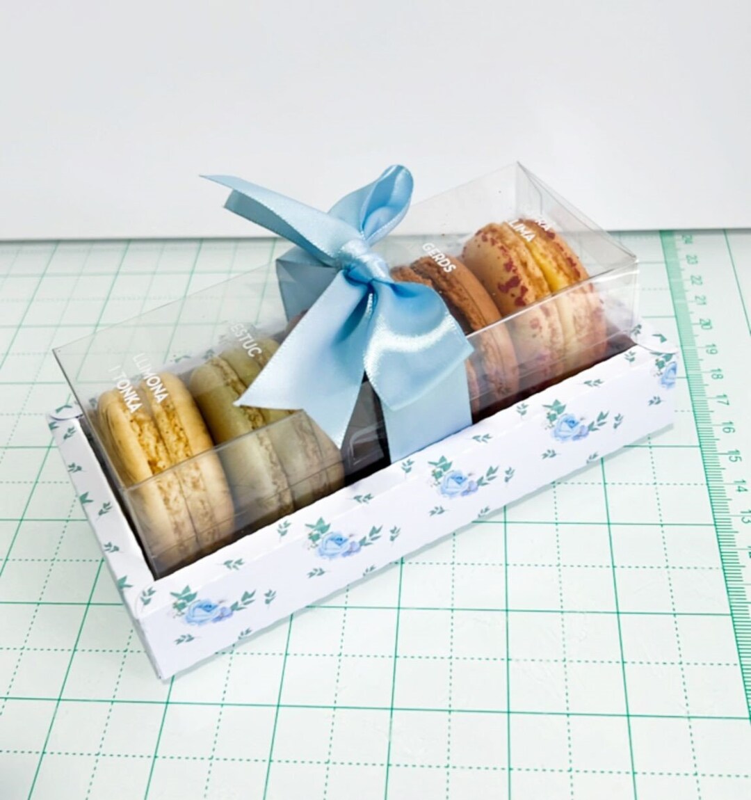 Macaron Box / Macarons / Cookie Box / Acetate / SVG / Studio3 / Cricut ...