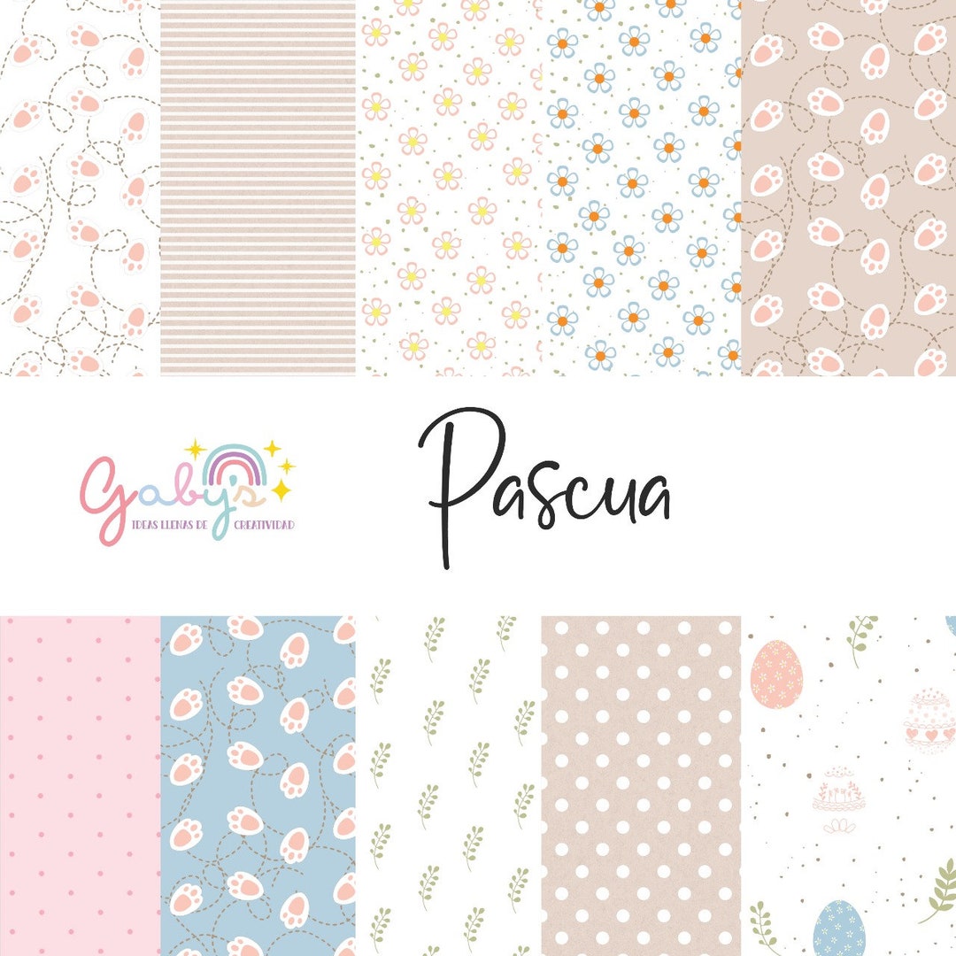 Easter / Wallpaper / Clipart / PNG / Digital Paper / SVG / Studio ...