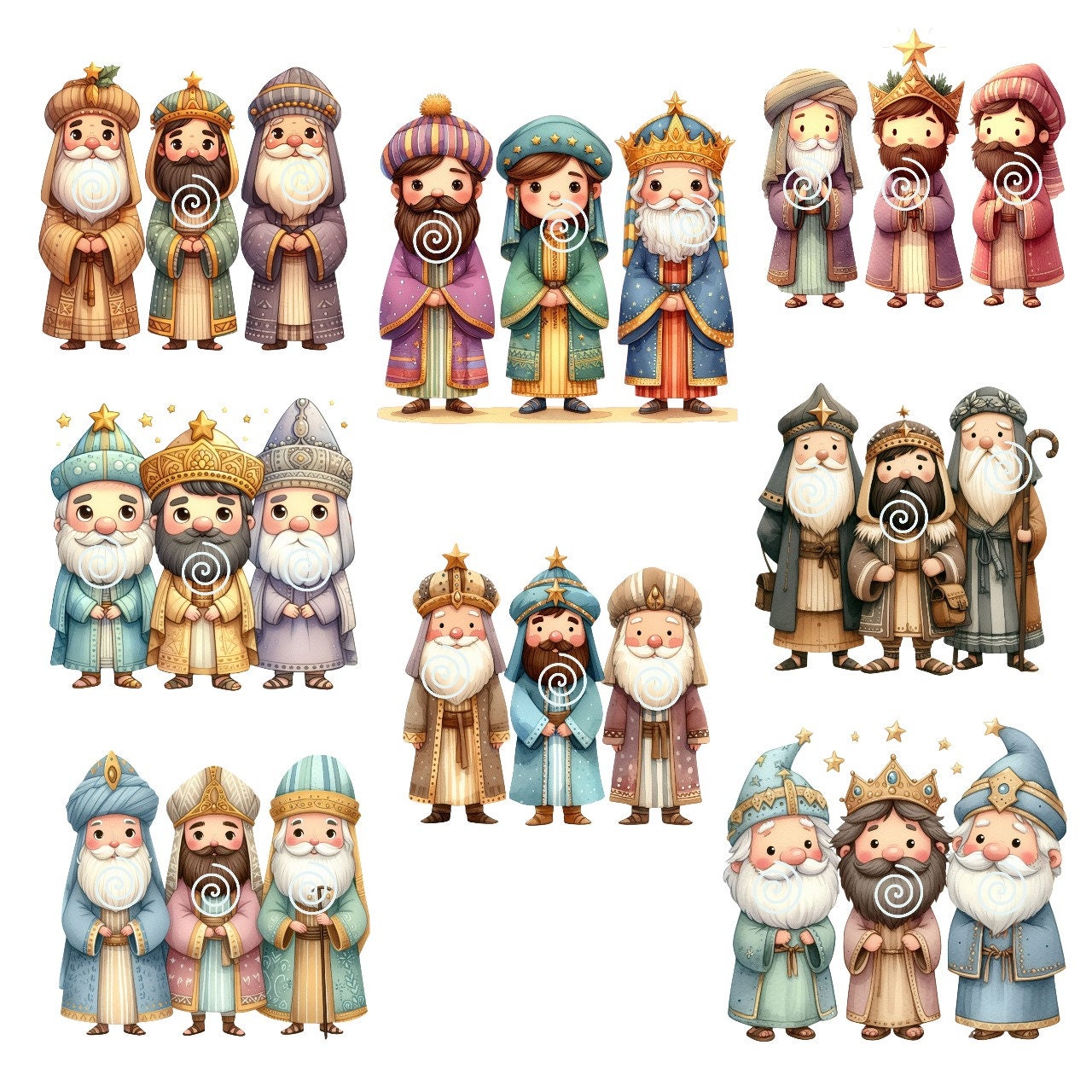 The Three Wise Men / Reyes Magos / Cricut / Cameo / Brother / PNG ...