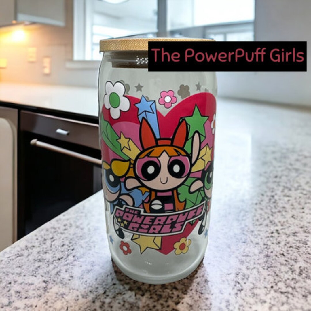 Powerpuff Girls 16oz Cup Cup With Lid and Straw - Etsy