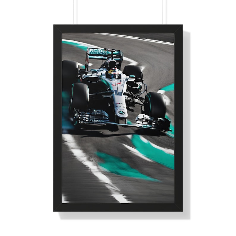 Mercedes Formula 1 Poster Mercedes Racing Colors Modern - Etsy