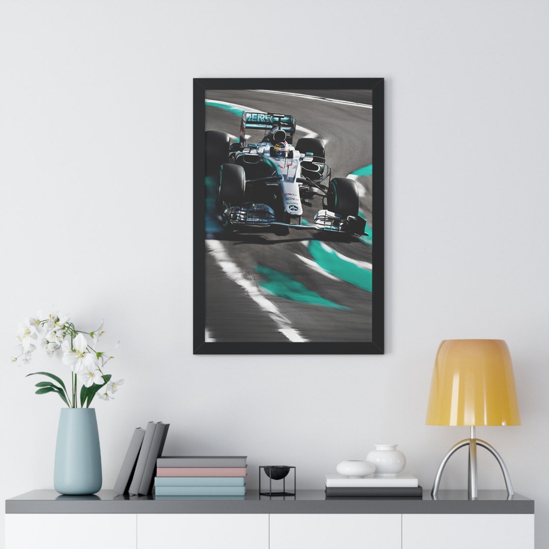 Mercedes Formula 1 Poster Mercedes Racing Colors Modern - Etsy