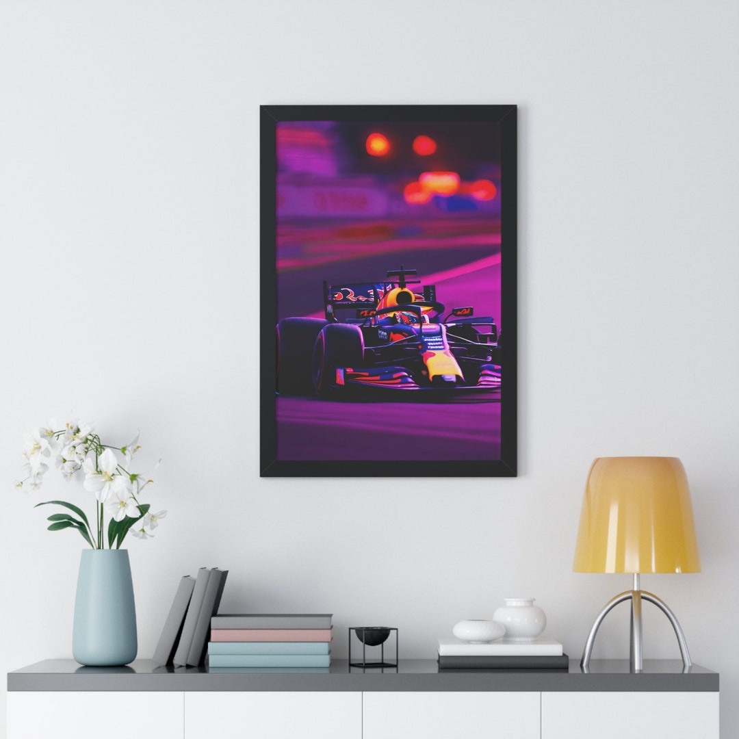 Red Bull Formula 1 Poster, Red Bull Racing Colors, Modern, Formula 1 ...