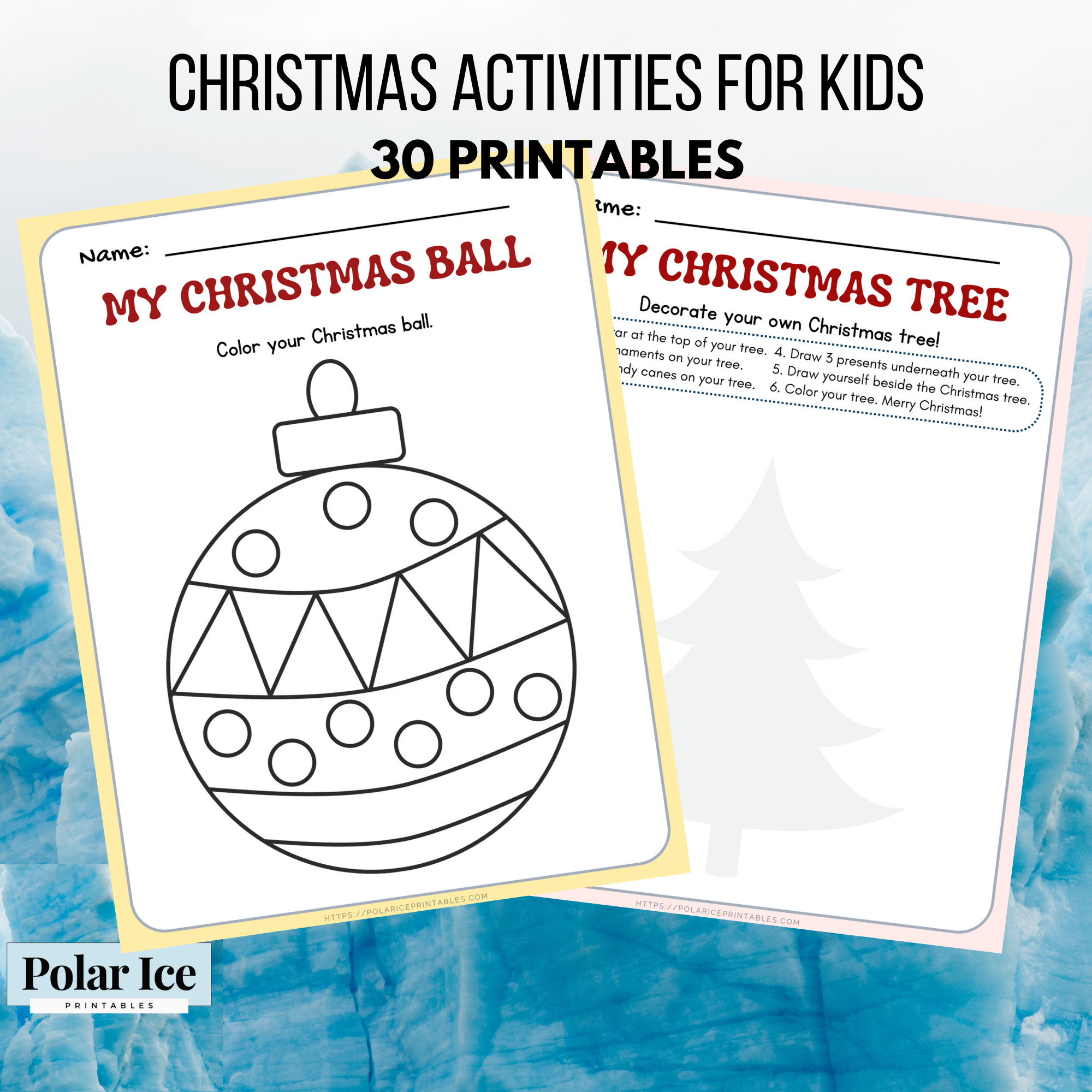 Printable Kids Christmas Activities Packs Christmas Coloring, Printable ...