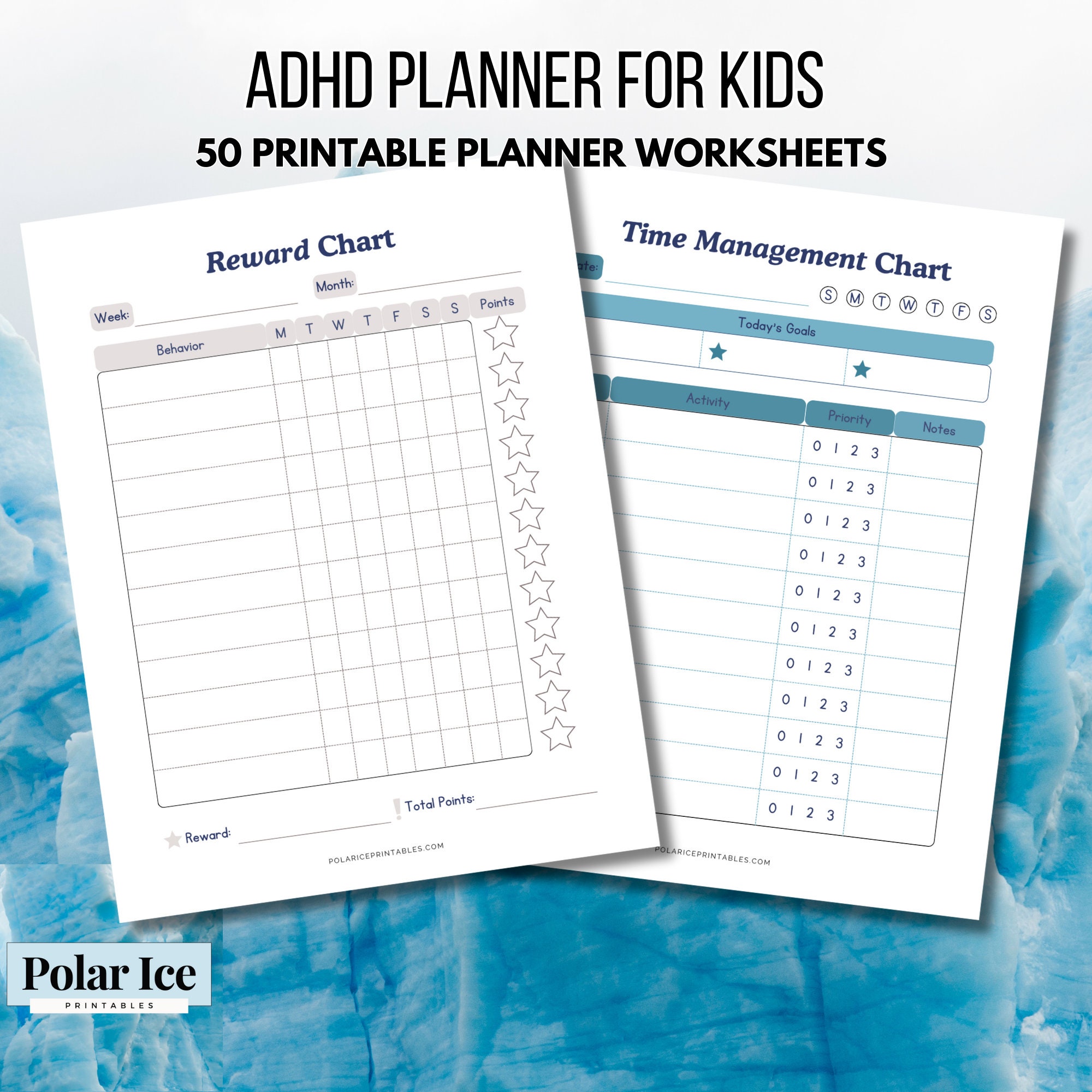 Printable Adhd Worksheets for Kids Pdf | Childrens Adhd Planner - Etsy