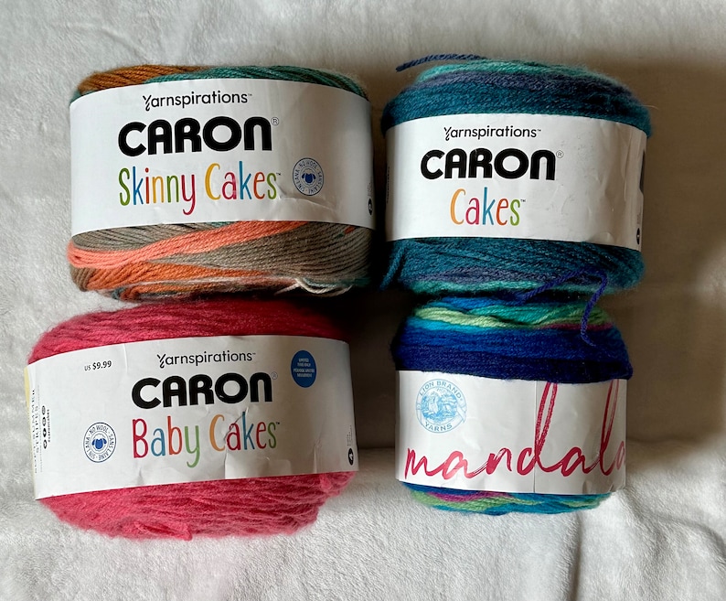 Destash Caron Cakes and Mandala Yarn Bundle - Etsy