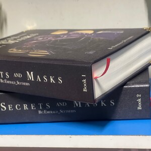 Secrets and Masks Book . Hardcover Bookbinding. Full Series.2-volume ...