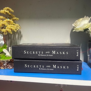 Secrets and Masks Book . Hardcover Bookbinding. Full Series.2-volume ...
