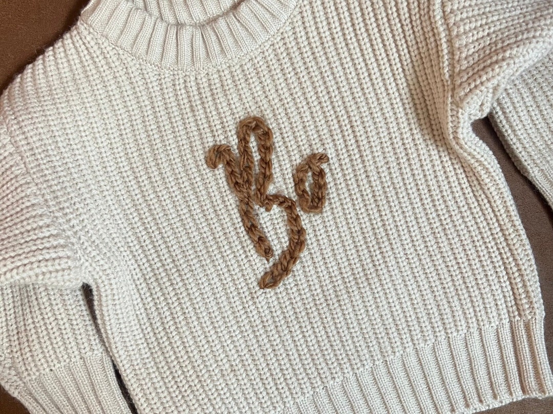 Embroidered Name Sweater Custom Embroidered Sweater Custom Name Sweater ...