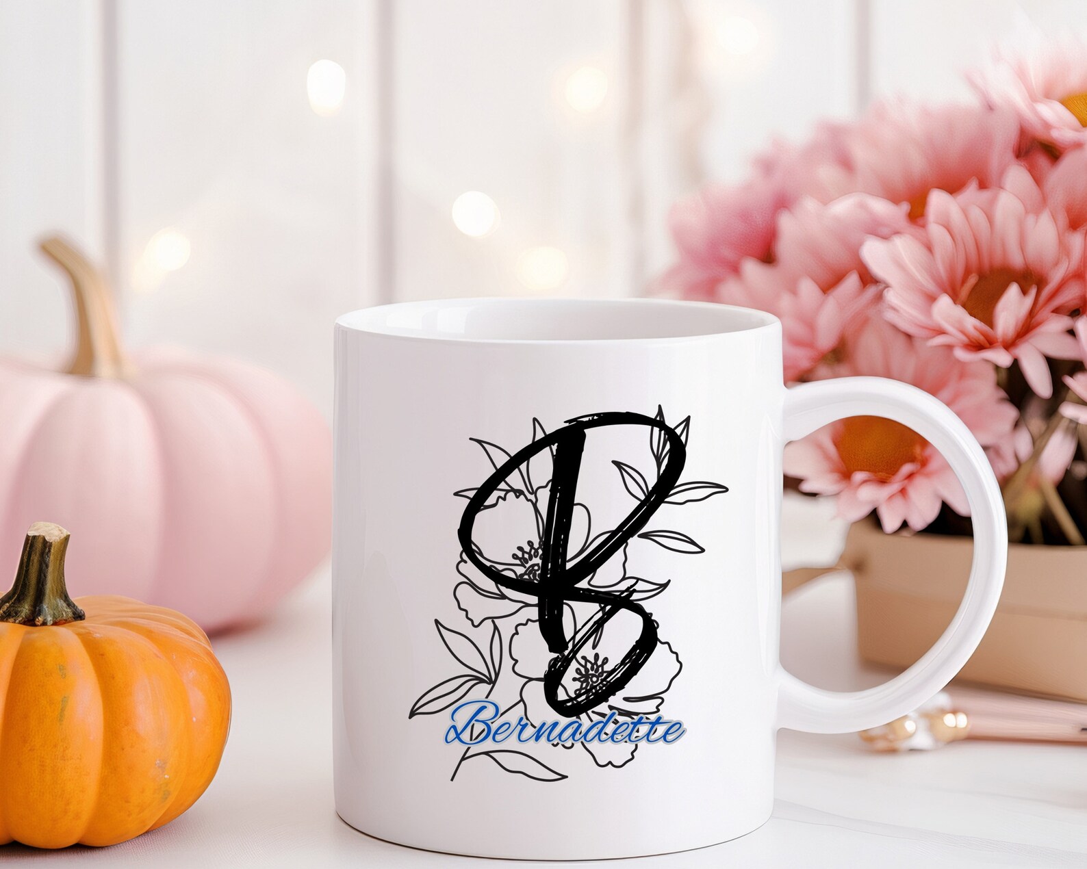 Personalized Initial and Name Mug Custom Name Unique Gift - Etsy
