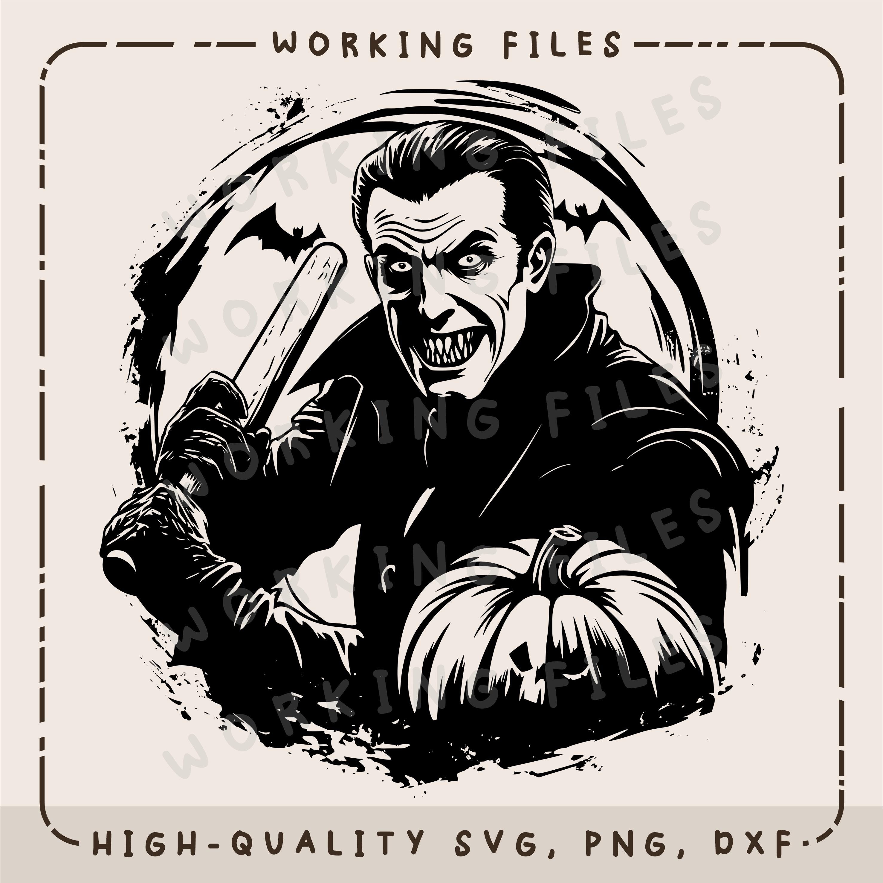 Vampire Halloween Baseball SVG, T-shirt Sublimation Design, Count ...