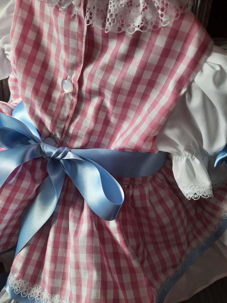 Beautiful Spanish Style Gingham Dress - Puffball - Princess Dress ...