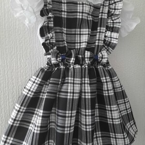 Plaid Tartan Frilly Pinafore Dress - School Uniform - Formal Dress - Etsy