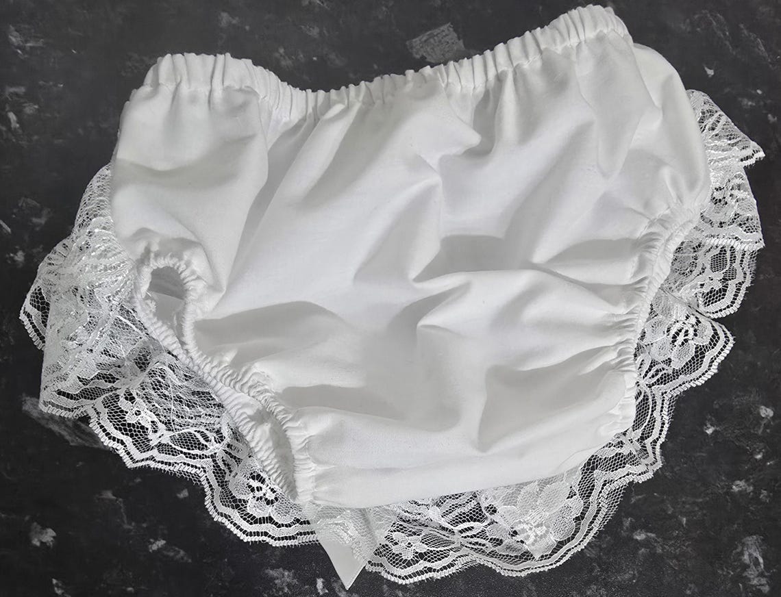 Frilly Lace Pants - Frilly Bloomers - Frilly Nappy Cover - Diaper Pants ...