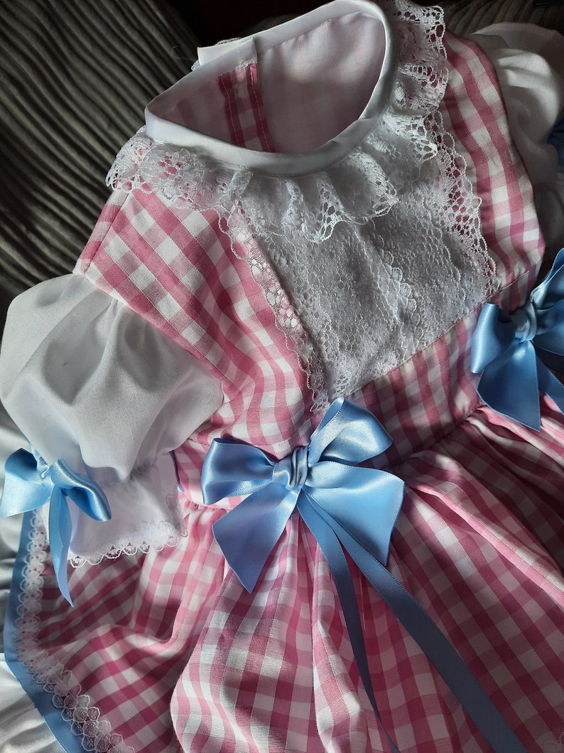 Beautiful Spanish Style Gingham Dress - Puffball - Princess Dress ...