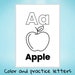 Alphabet Printable, Upper and Lower Case Letters, ABC Coloring Pages ...