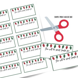 Printable Secret Santa Questionnaire Bundle, Christmas Office Party ...