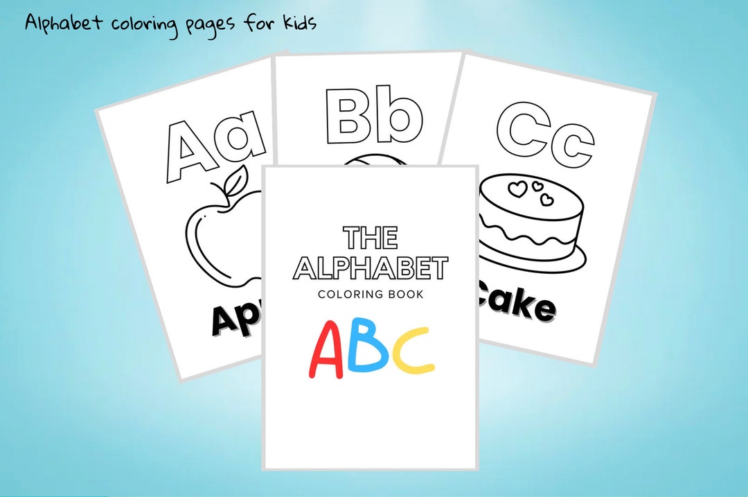 Alphabet Printable, Upper and Lower Case Letters, ABC Coloring Pages ...
