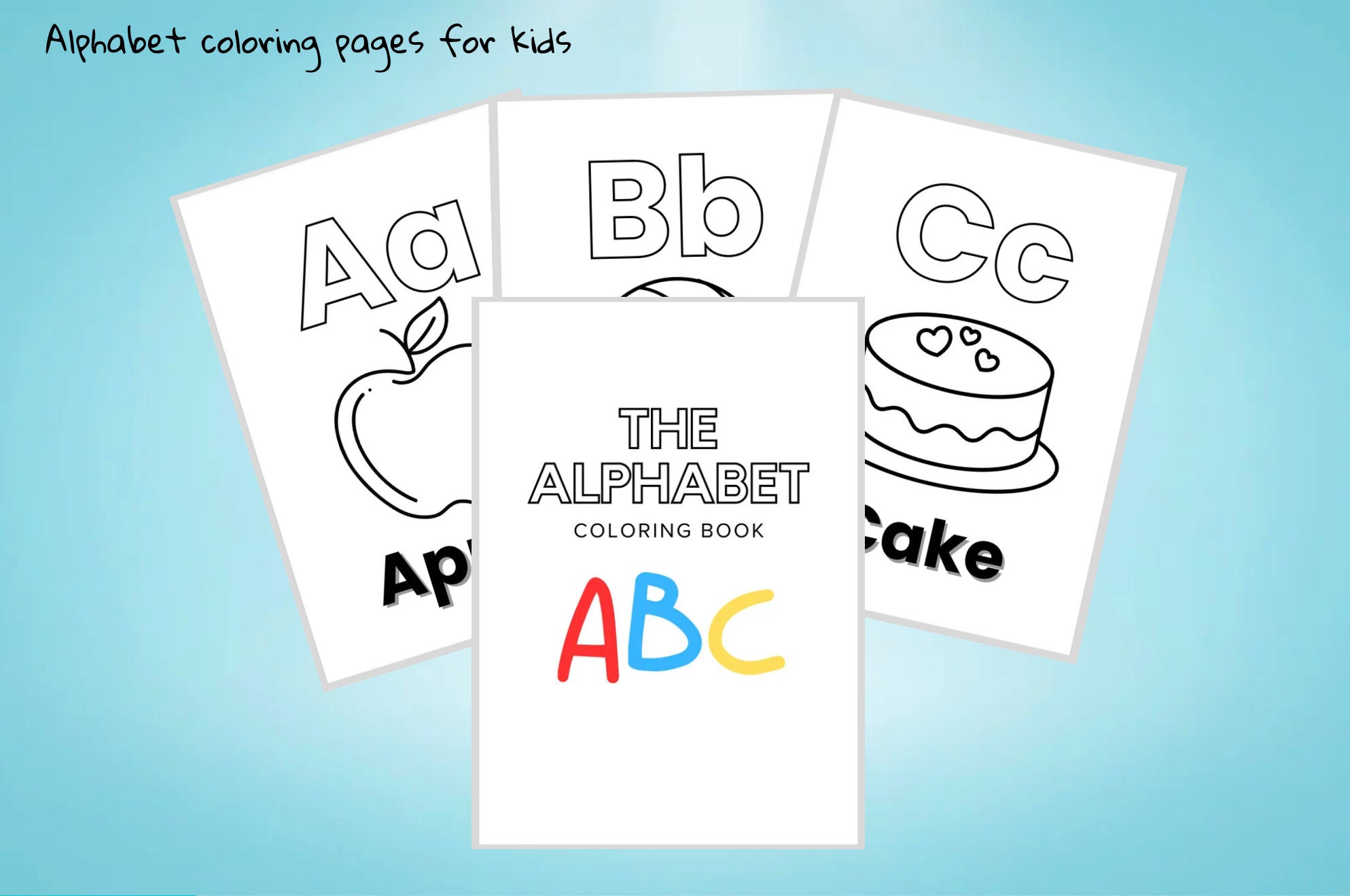 Alphabet Printable Upper and Lower Case Letters ABC Coloring - Etsy