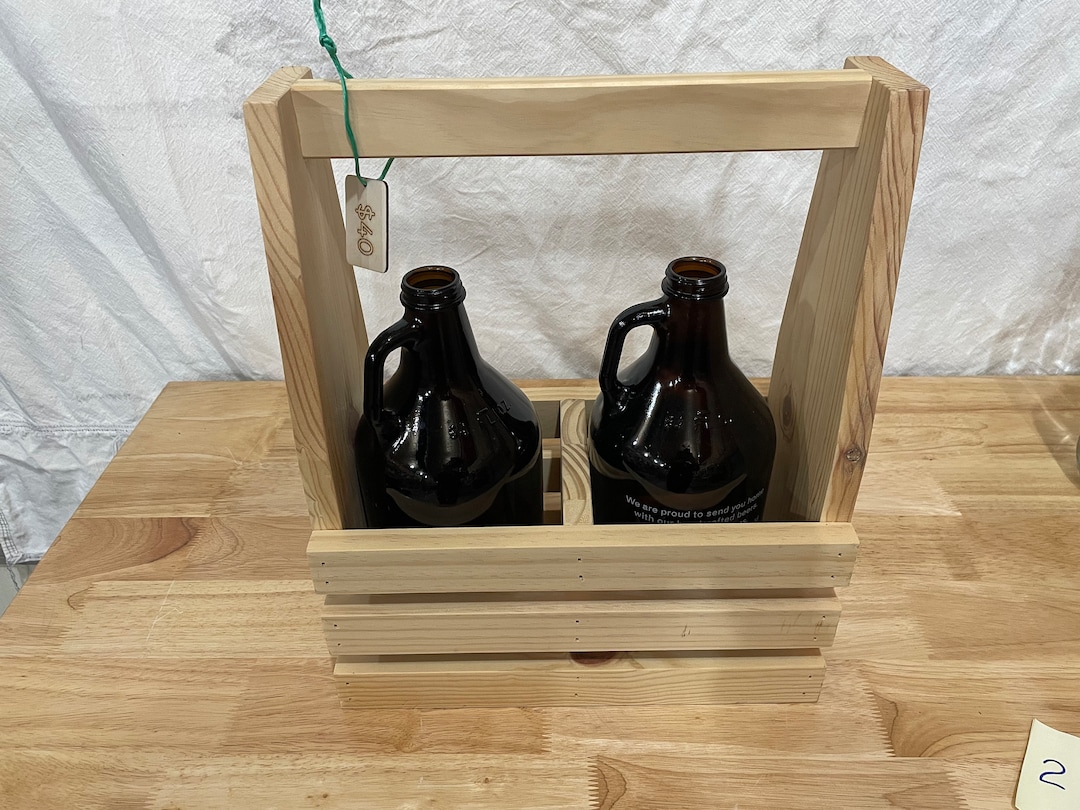 Growler Carrier. Double Growler Carrier. Craft Beer. Growler Tote - Etsy