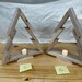 Wooden Christmas Tree Table Top Decoration W/ Tea Light - Etsy