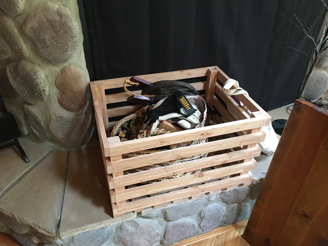 Large Wooden Crate - Etsy