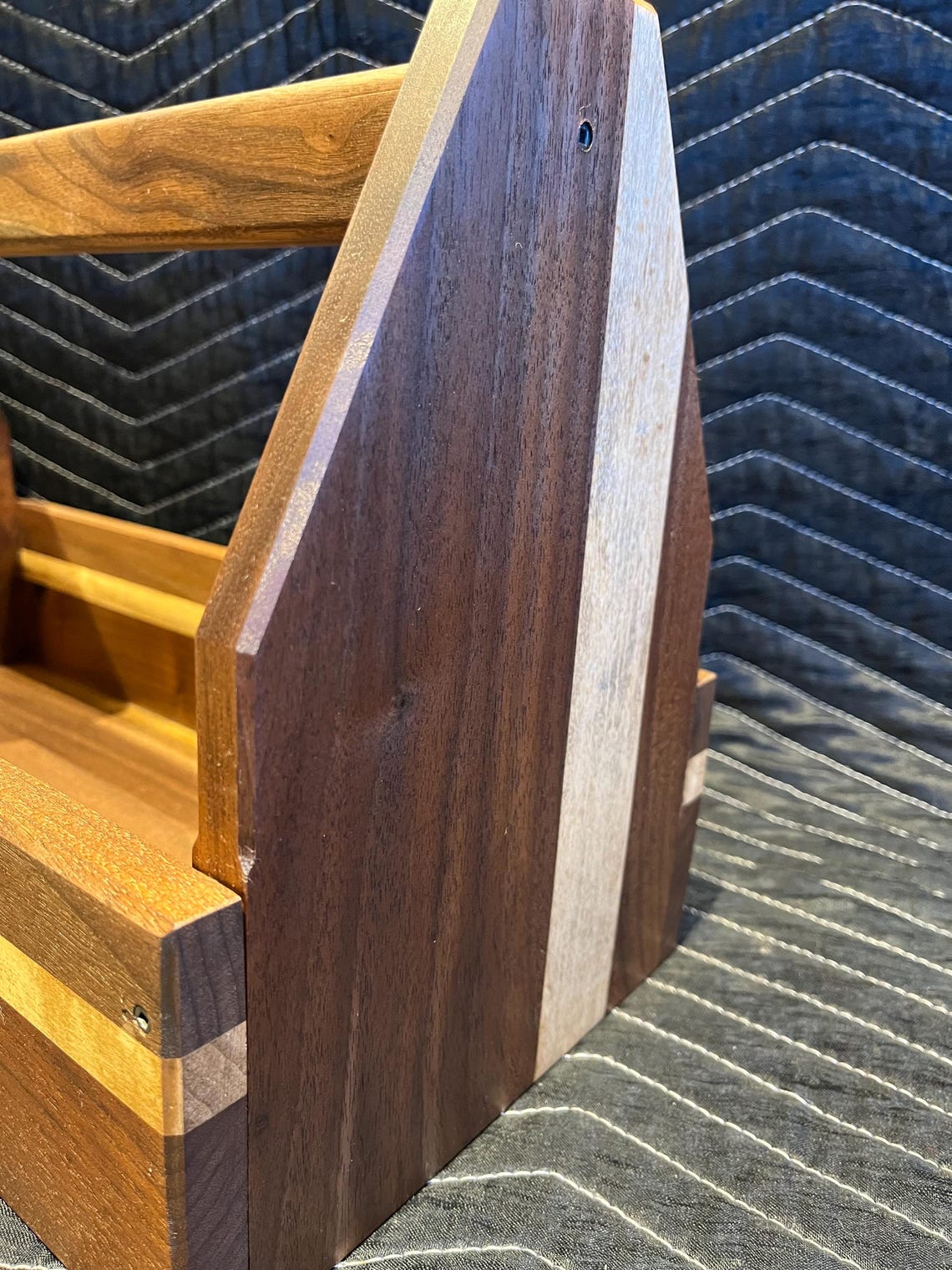 Black Walnut and Maple Wooden Tool Box GREAT QUALITY - Etsy