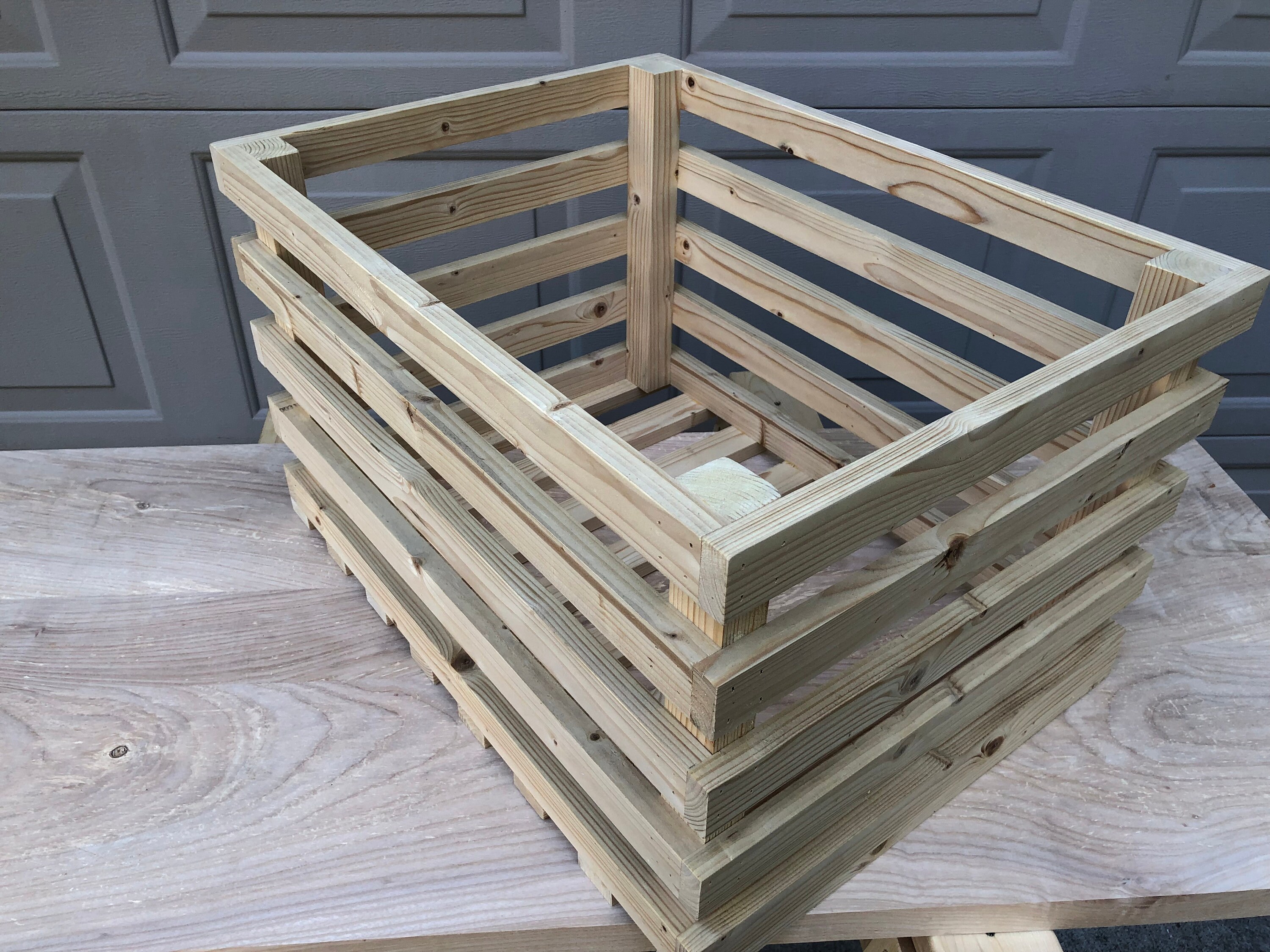 Large Wooden Crate - Etsy