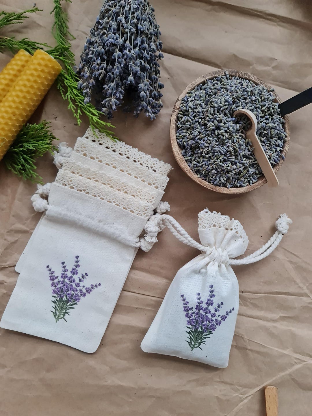 Lavender Sachet, Gift Sachet,herbal,rustic Decoration - Etsy