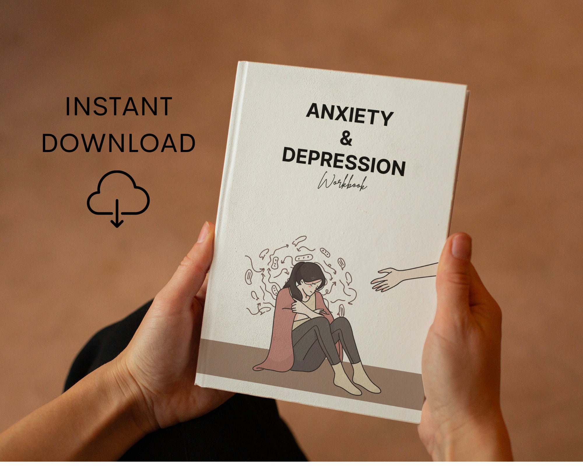 Anxiety & Depression Planner printable and Canva Template Included - Etsy