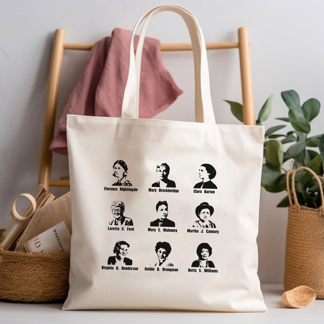 Famous Nurse Tote, Famous Nurse, Florence Nightingale, Clara Barton ...