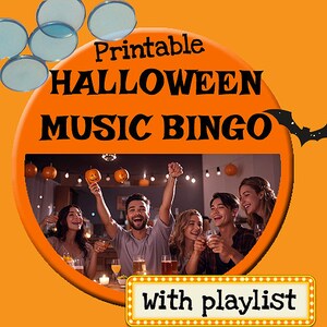 Halloween Music Bingo : Printable - Etsy
