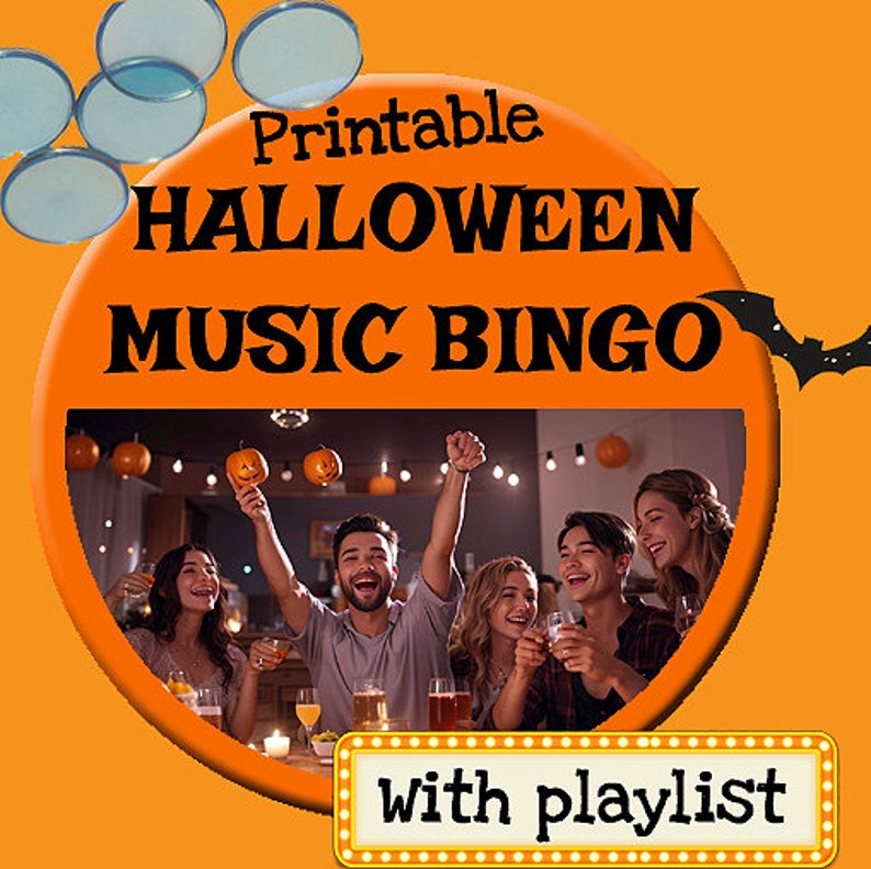 Halloween Music Bingo : Printable - Etsy