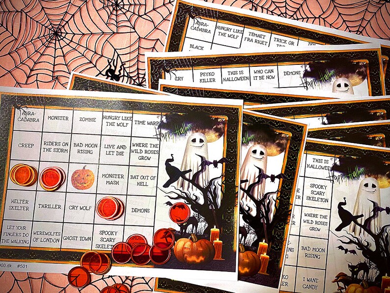 Halloween Music Bingo : Printable - Etsy