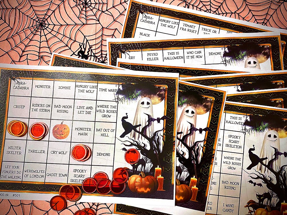 Halloween Music Bingo : Printable - Etsy