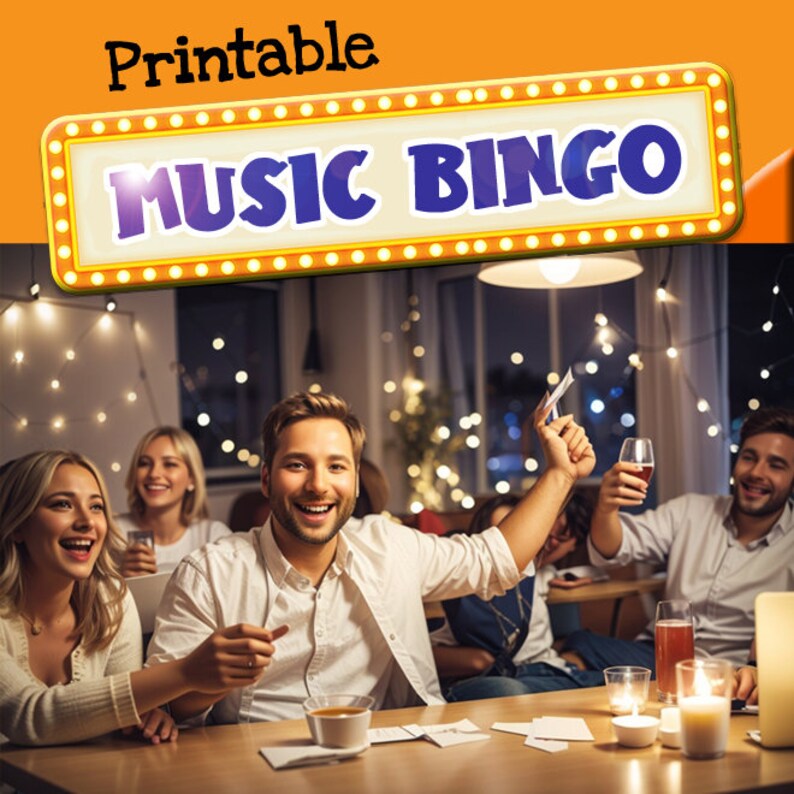 Halloween Music Bingo : Printable - Etsy