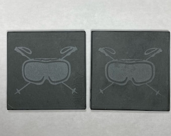 Mr Mrs Engraved Stone Coasters Birthday Wedding House - Etsy