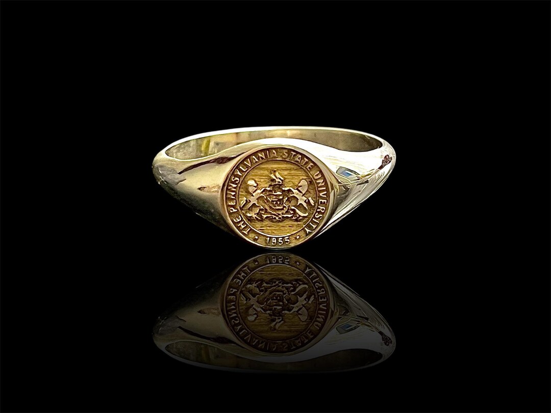 Pennsylvania State University Ring,texas University Ring,family Crest ...