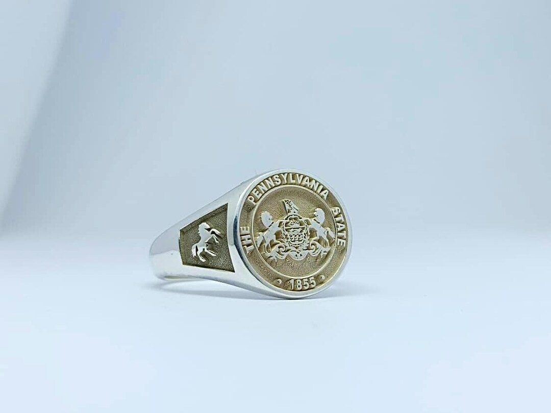 Pennsylvania State University Ring,signet Ring Size,penn State ...