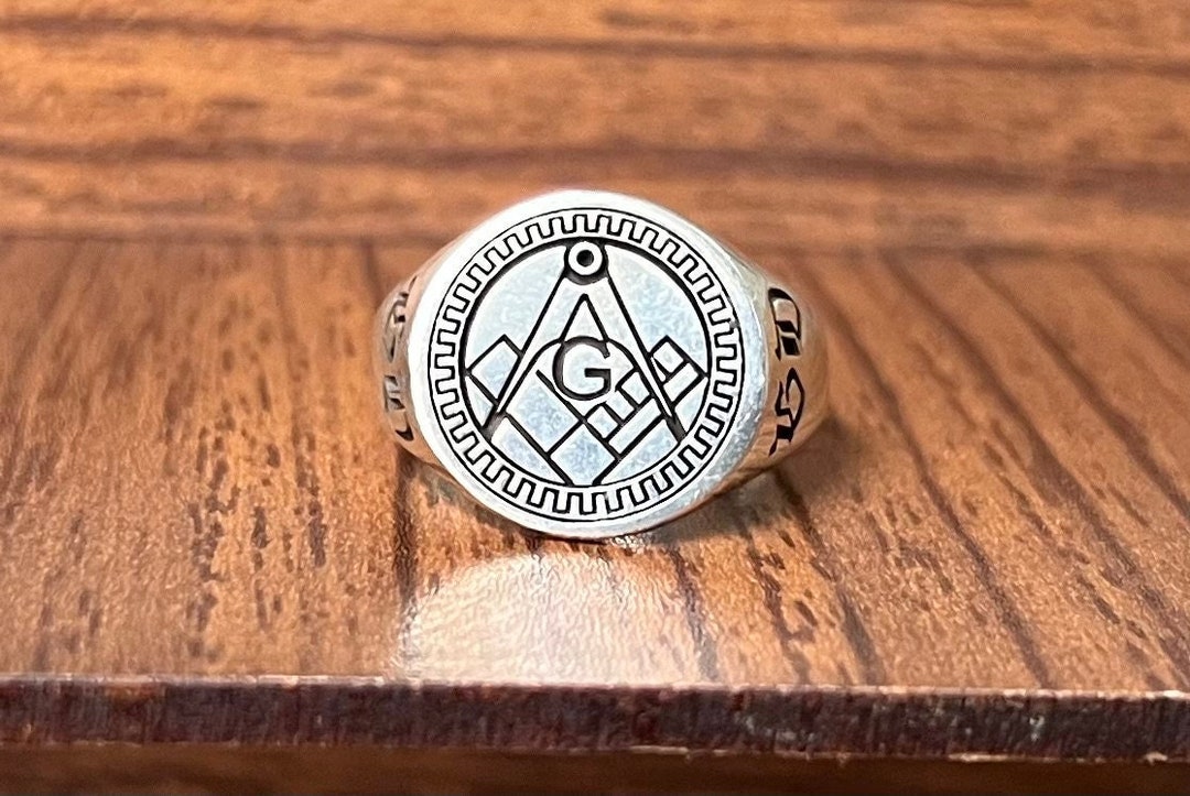 Silver Masonic Rings, Freemason Ring, Masonic Rings, Master Mason Rings ...