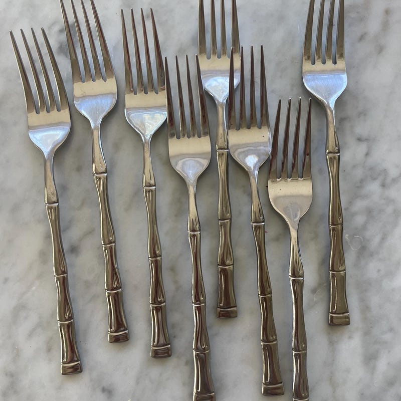 Bamboo Forks - Etsy