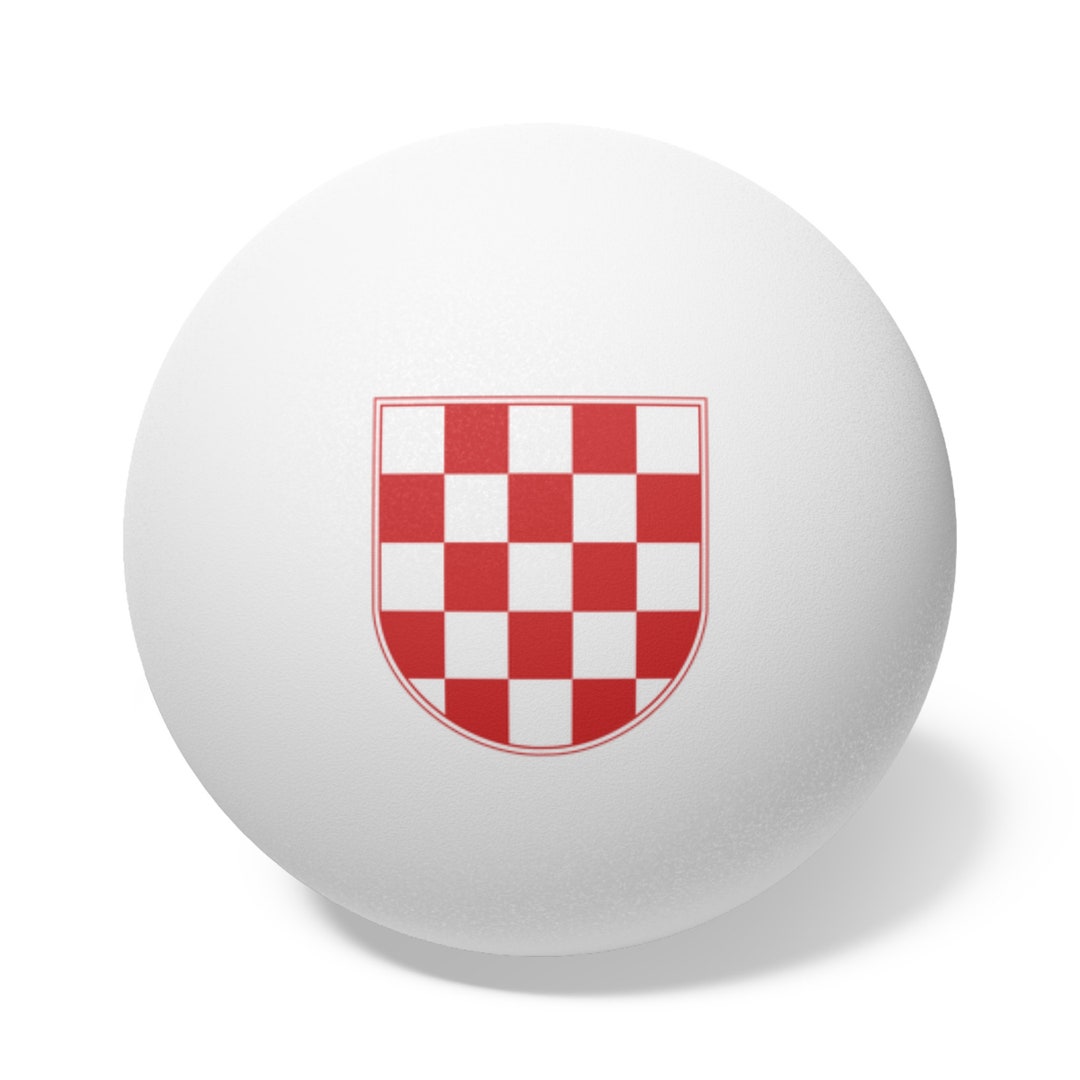 Croatian Grb Ping Pong Balls, 6 Pcs - Etsy