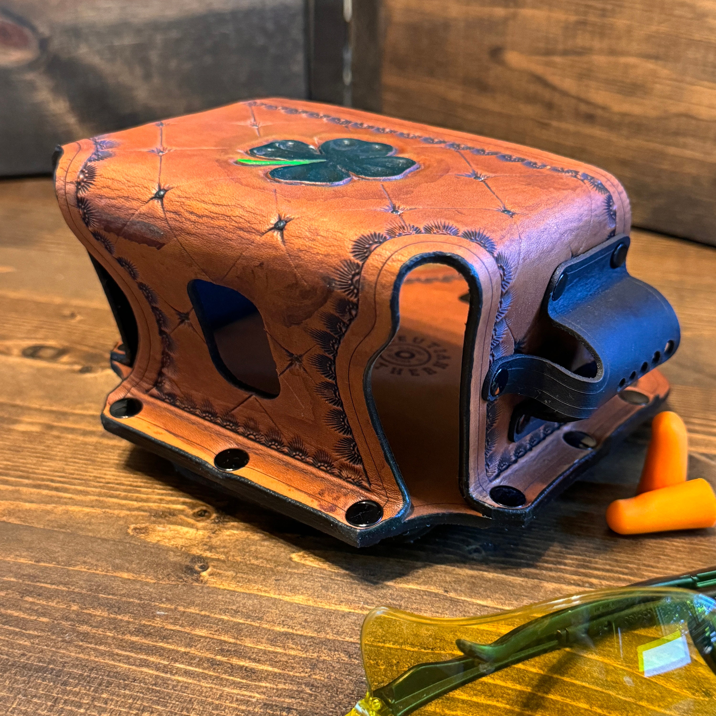 Bird Hunting/shell Tote/leather Shotgun Shell Holder/shotgun/trap Shoot ...