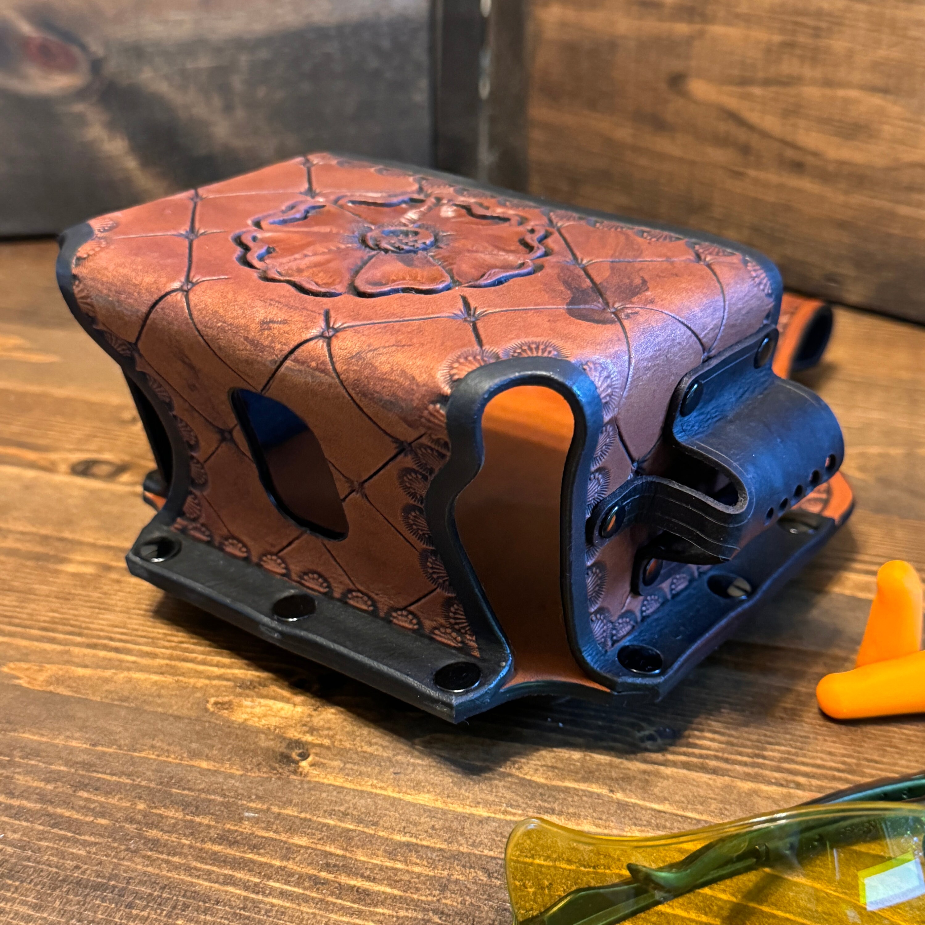 Bird Hunting/shell Tote/leather Shotgun Shell Holder/shotgun/trap Shoot ...